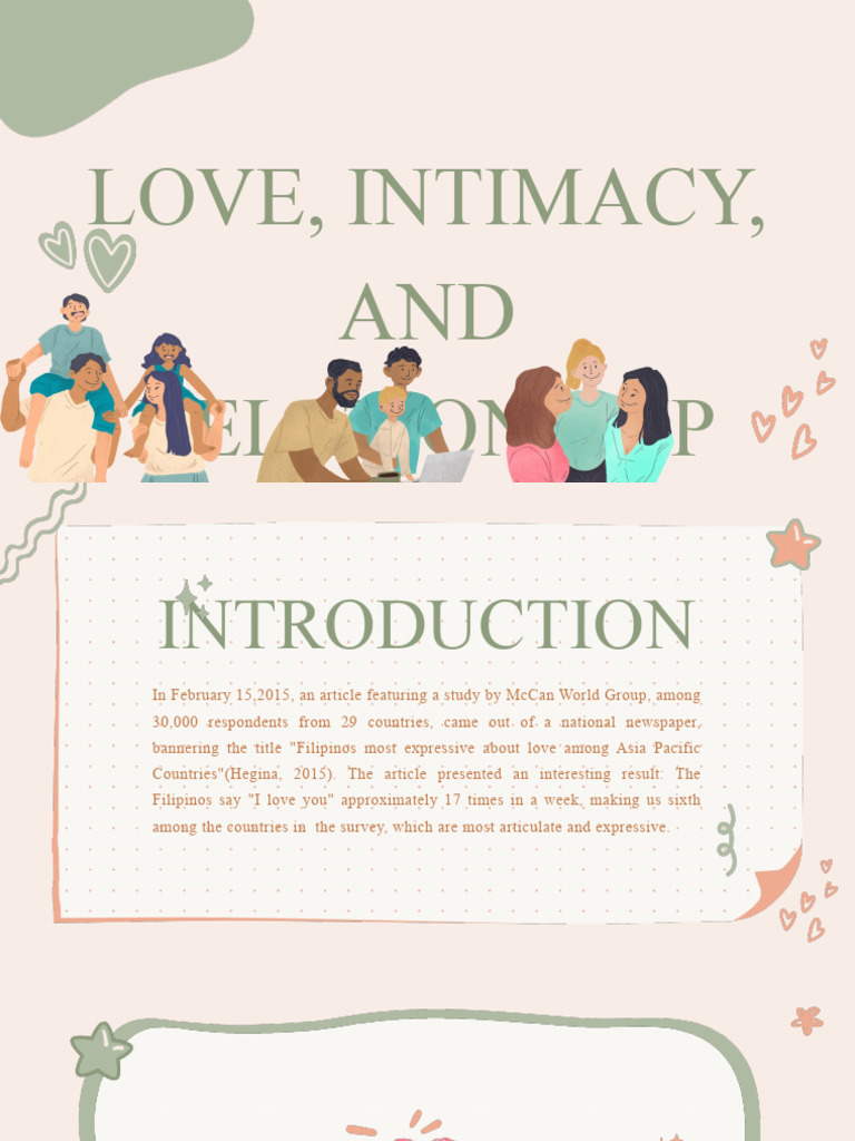 Understanding Love and Intimacy | PDF | Love | Emotions