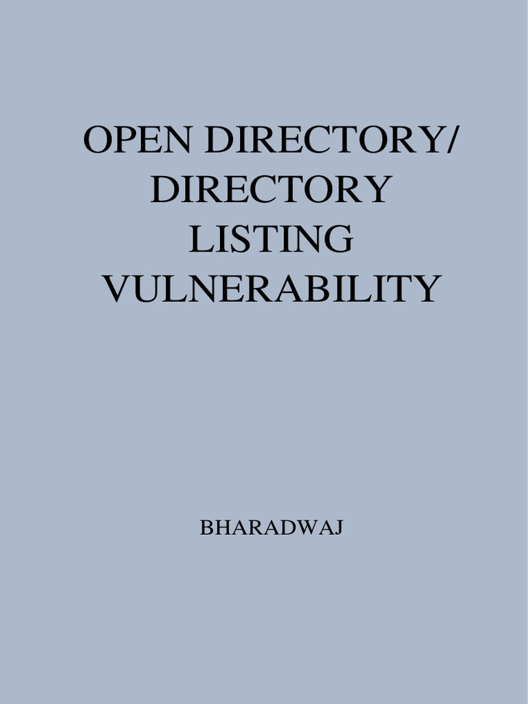 Open Directory | PDF | World Wide Web | Internet & Web