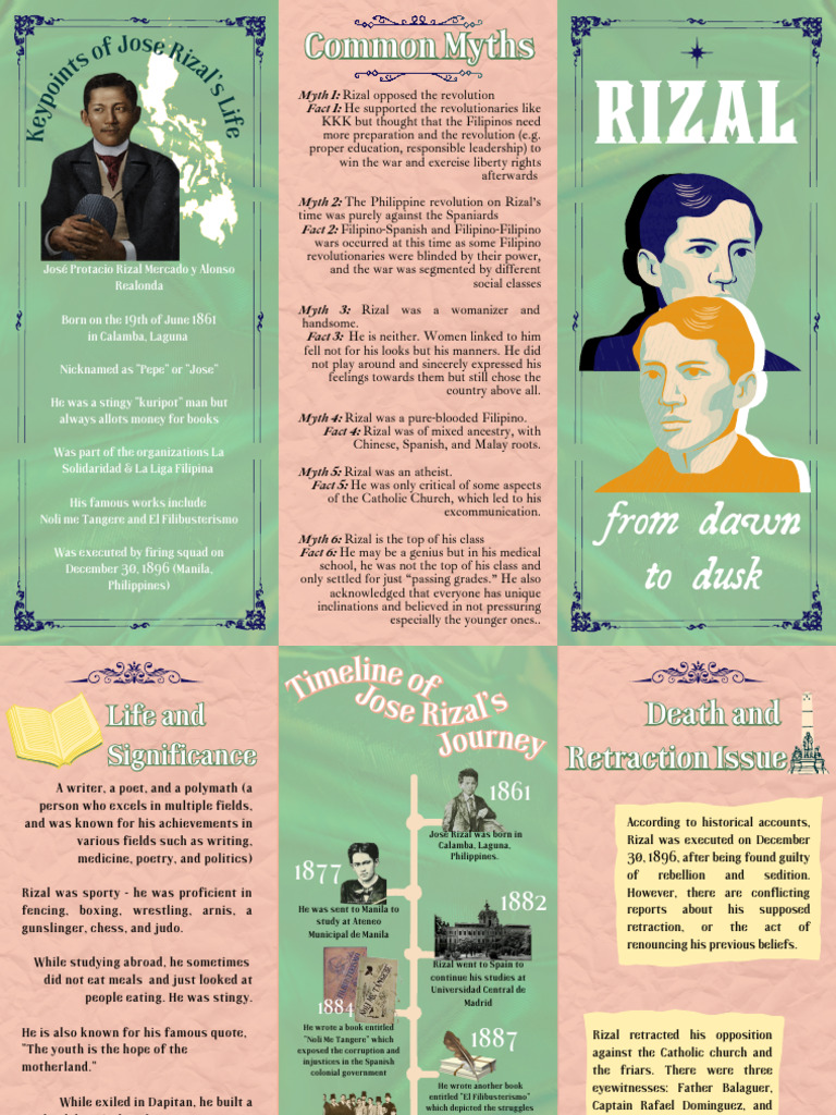Rizal Brochure | PDF | Philippines