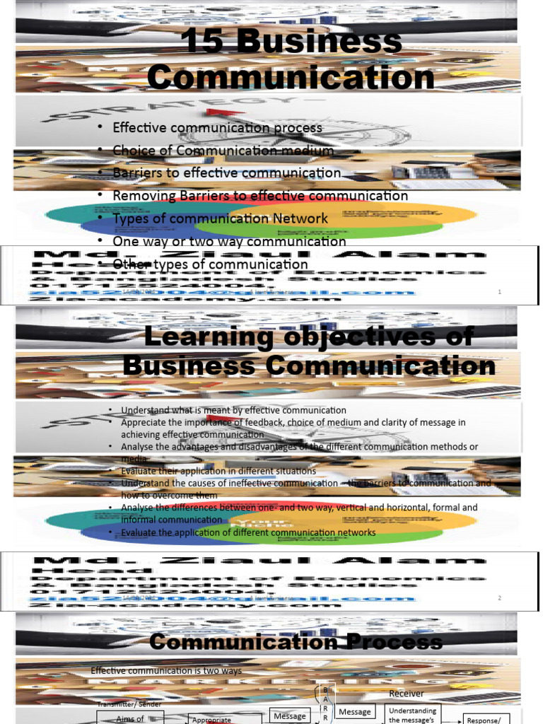 Unit 2 15 Business Communication | PDF | Communication | Human Communication