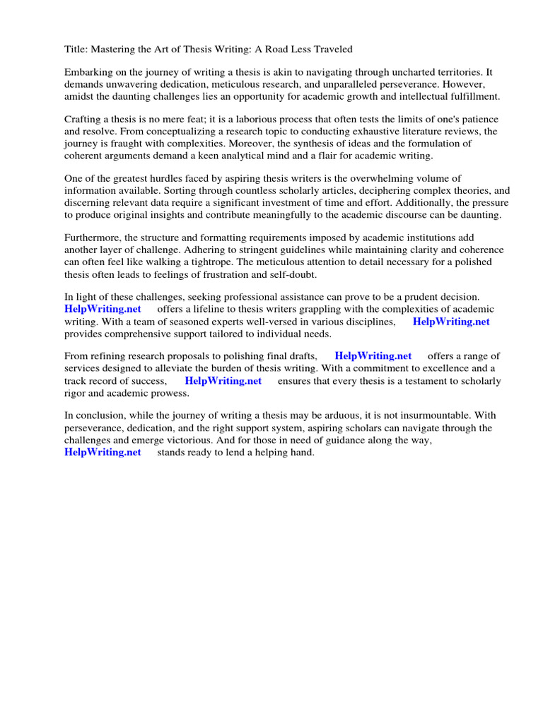 Example Title For Thesis Writing | PDF | Thesis | Analog To Digital ...