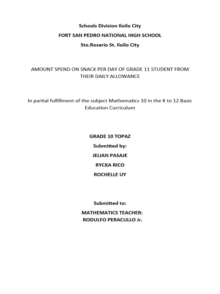 GRADE Jelian 3 | PDF