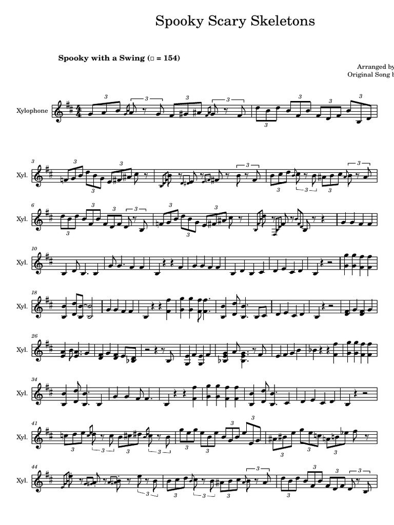 Spooky Scary Skeletons | PDF