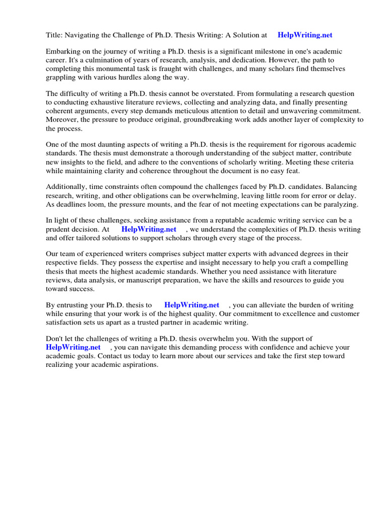 PHD Thesis Examination Report | Download Free PDF | Thesis | Doctor Of ...