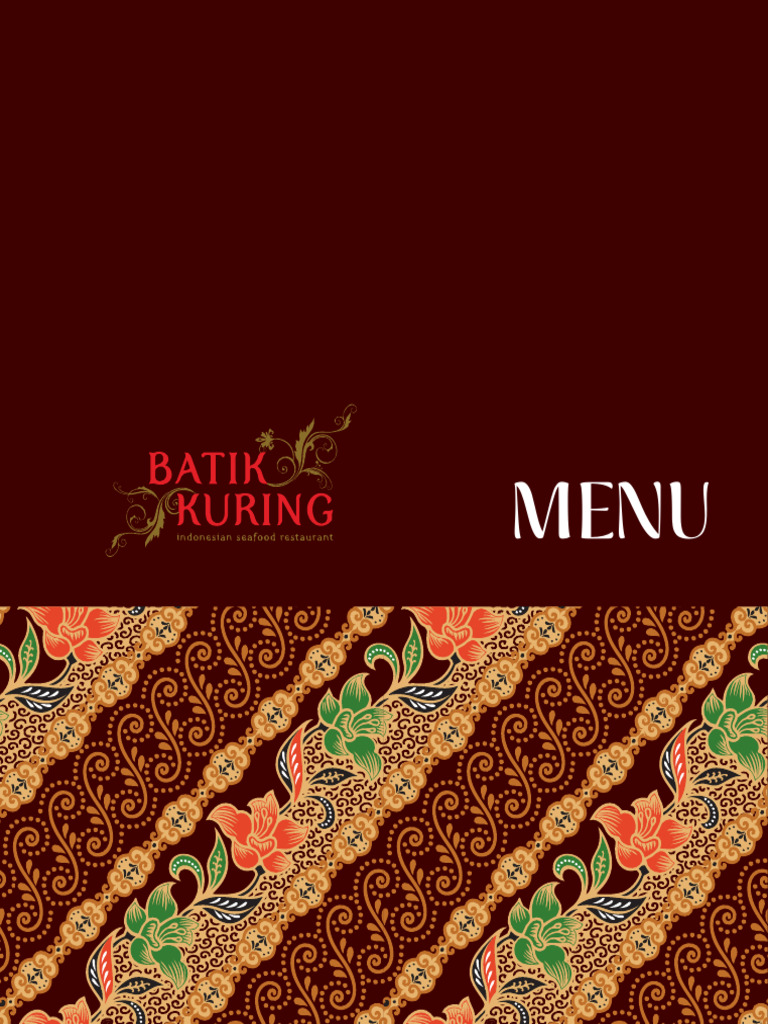 MENU & HARGA Batik Kuring 2023 | PDF | Indonesian Cuisine | Food And ...