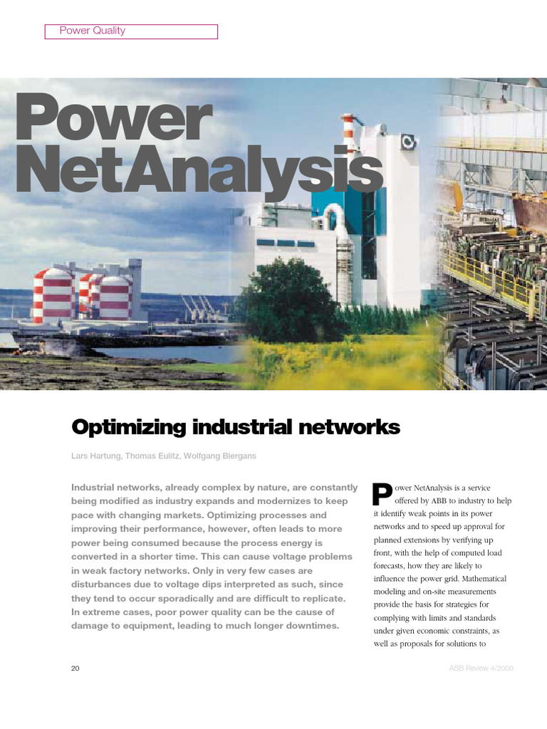 Power Analysis - ABB | PDF | Ac Power | Reliability Engineering