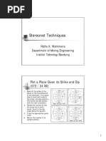 Stereonet Basics | PDF | Geometry | Space