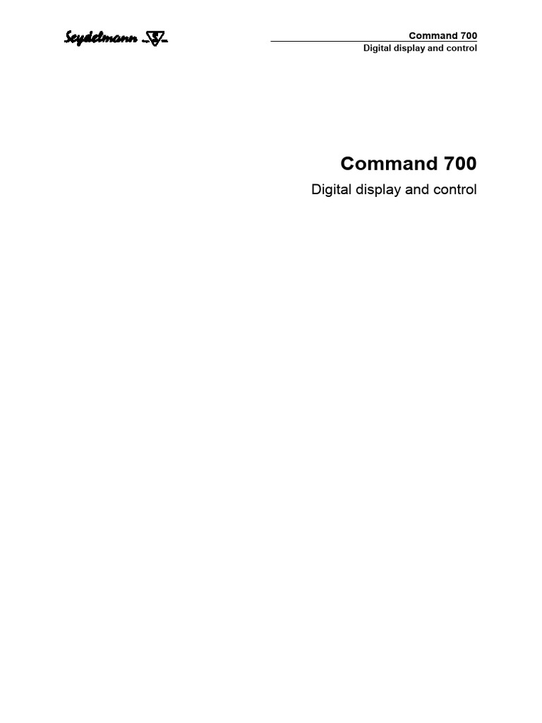 Command_700 | PDF | Parameter (Computer Programming) | Computer Science