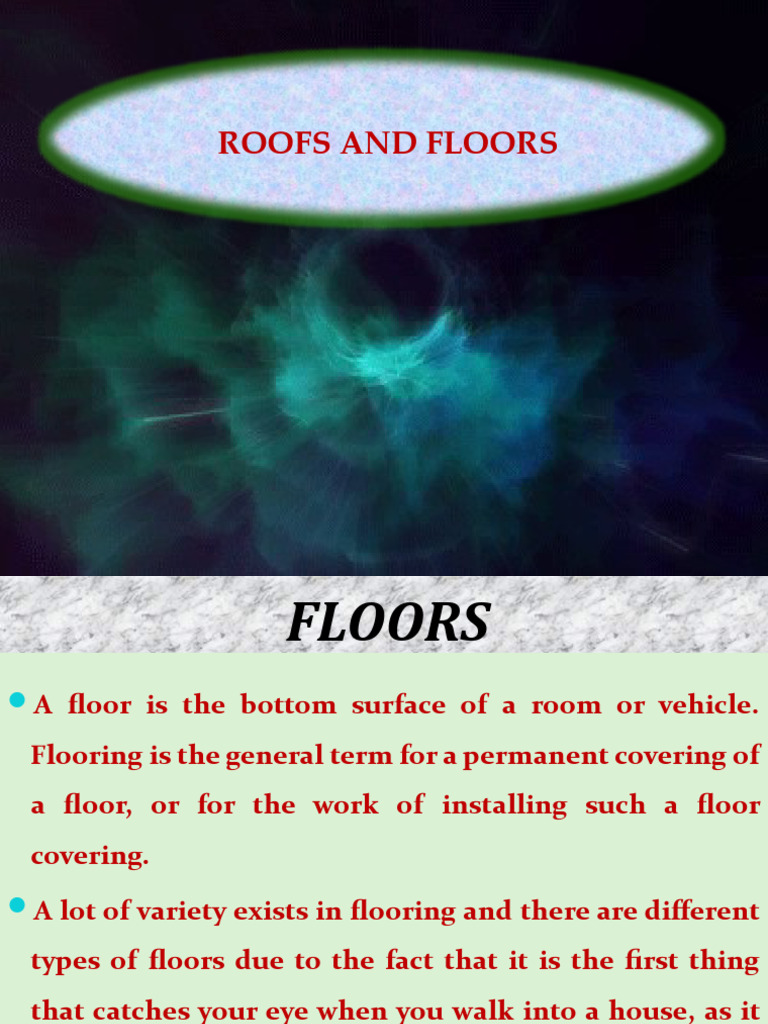 Roofs & Floors | PDF