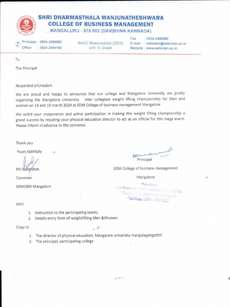 Inter Collegiate Weight Lifting Competition | PDF