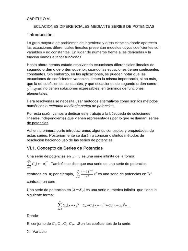 1.capitulo Vi | PDF | Ecuaciones | Ecuaciones diferenciales