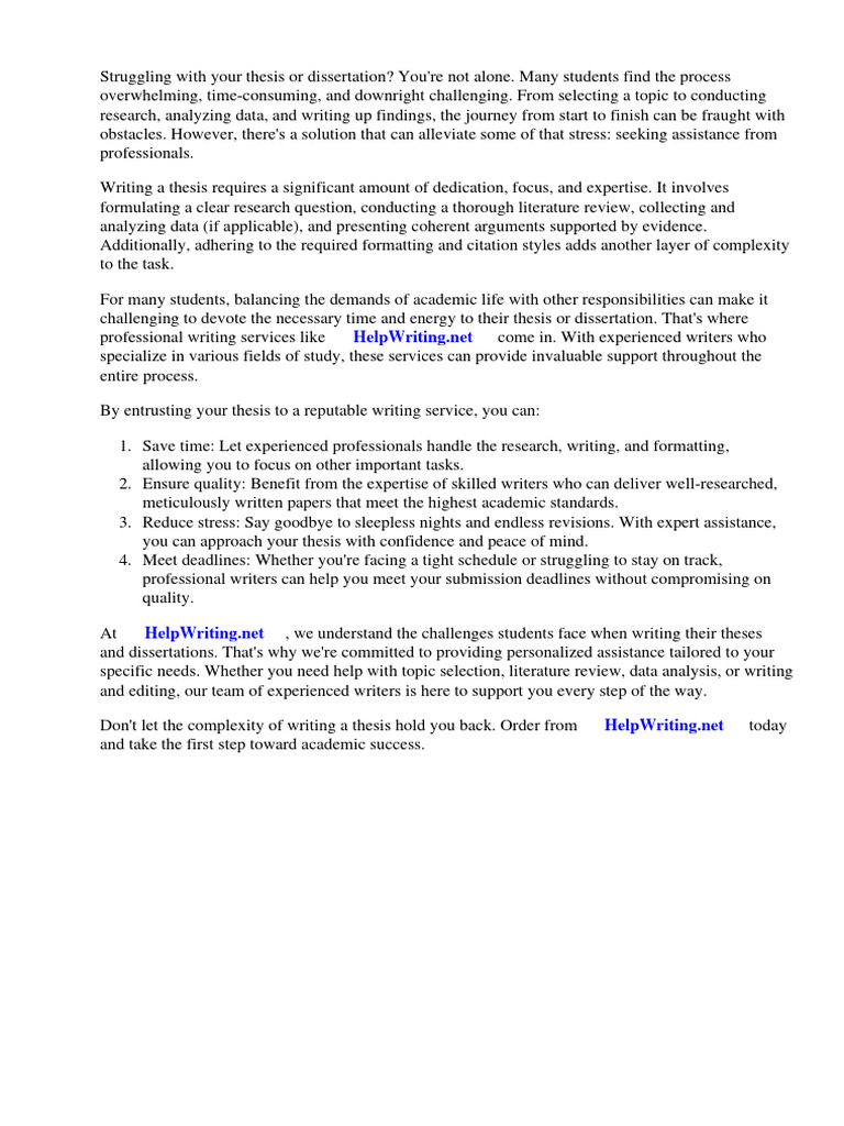 Open Thesis and Dissertation | PDF | Thesis | Methodology