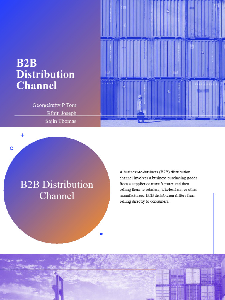 B2B Distribution Strategies | PDF | Sales | Logistics
