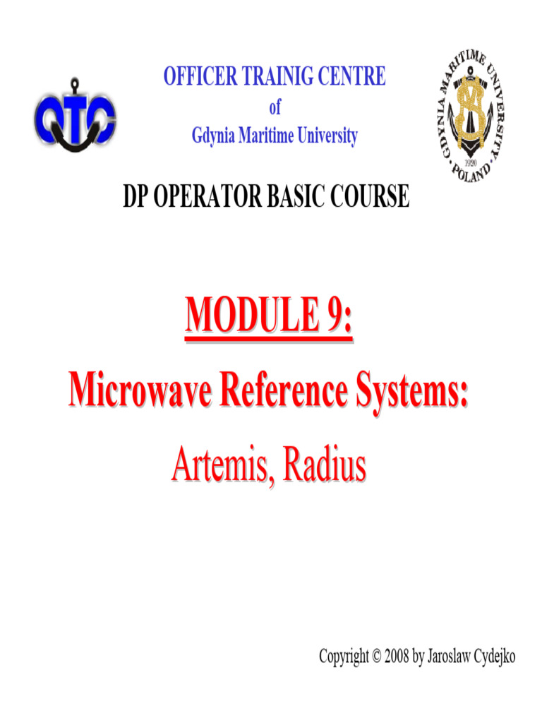 MODULE 9 - Microwave Reference Systems ARTEMIS - RADIUS | PDF ...