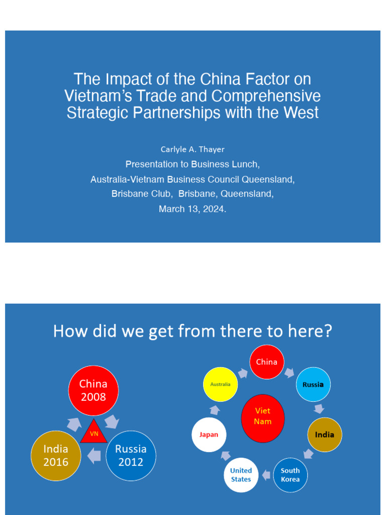 China’s Influence on Vietnam's Partnerships | PDF | Vietnam | China