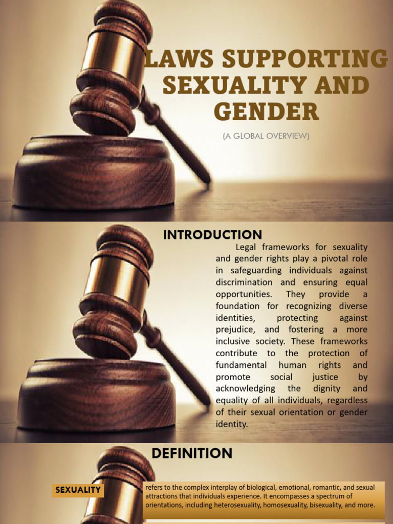 Laws Supporting Sexuality and Gender | PDF | Sexual Orientation | Discrimination