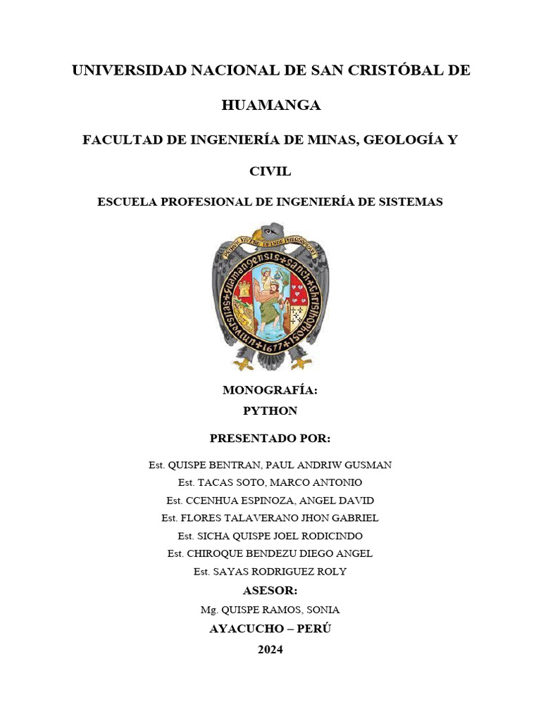 Python para Ingenieros de Sistemas | PDF | Python (lenguaje de programación) | Lenguaje de ...