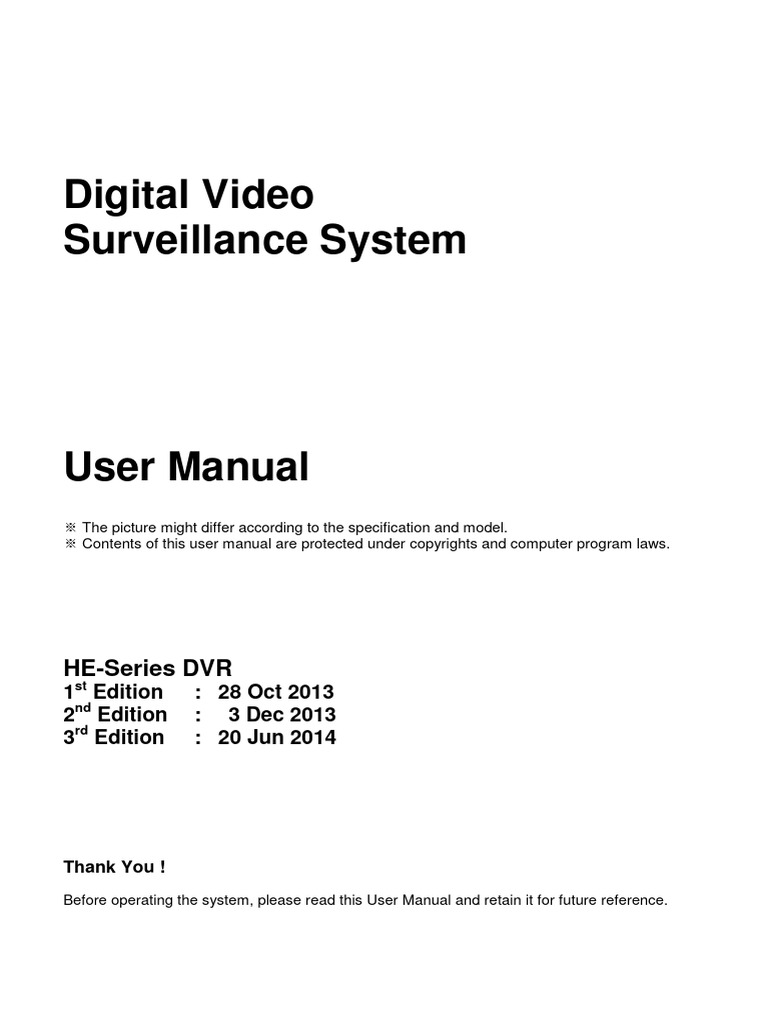 User_Manual_DVR | PDF | Ip Address | Computer Network
