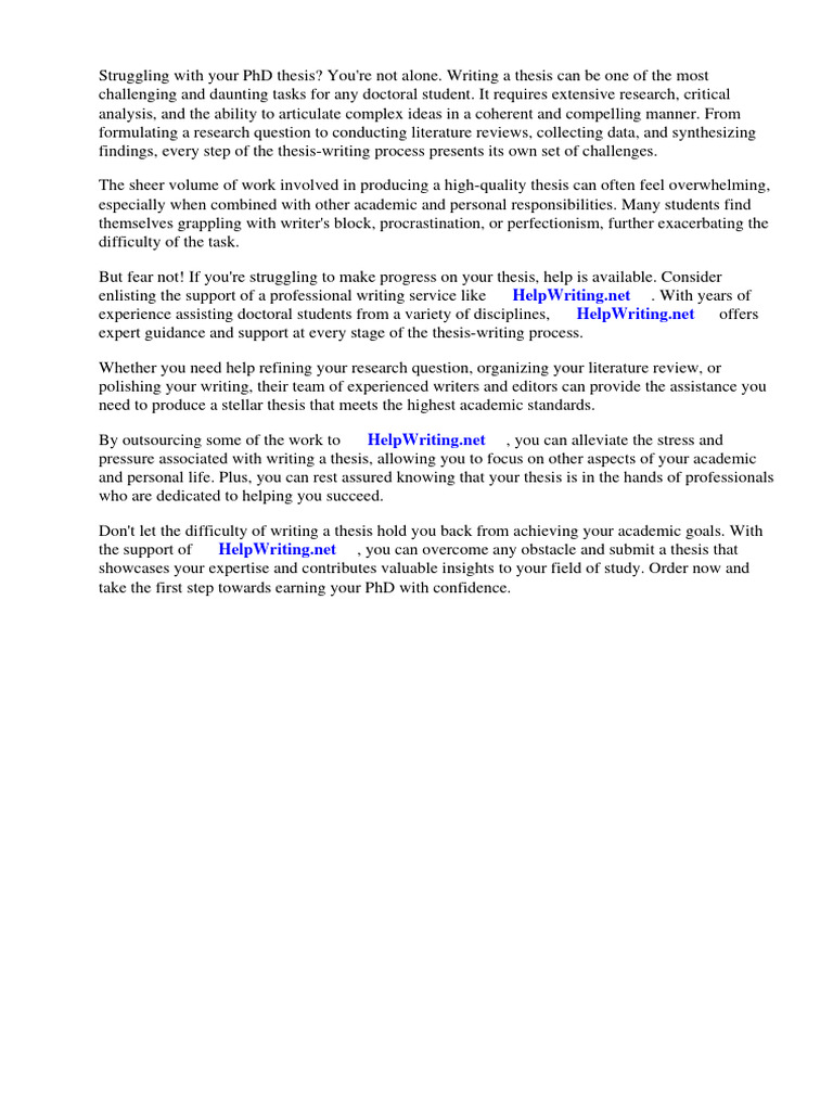 Model Thesis For PHD | PDF | Thesis | Fertilizer