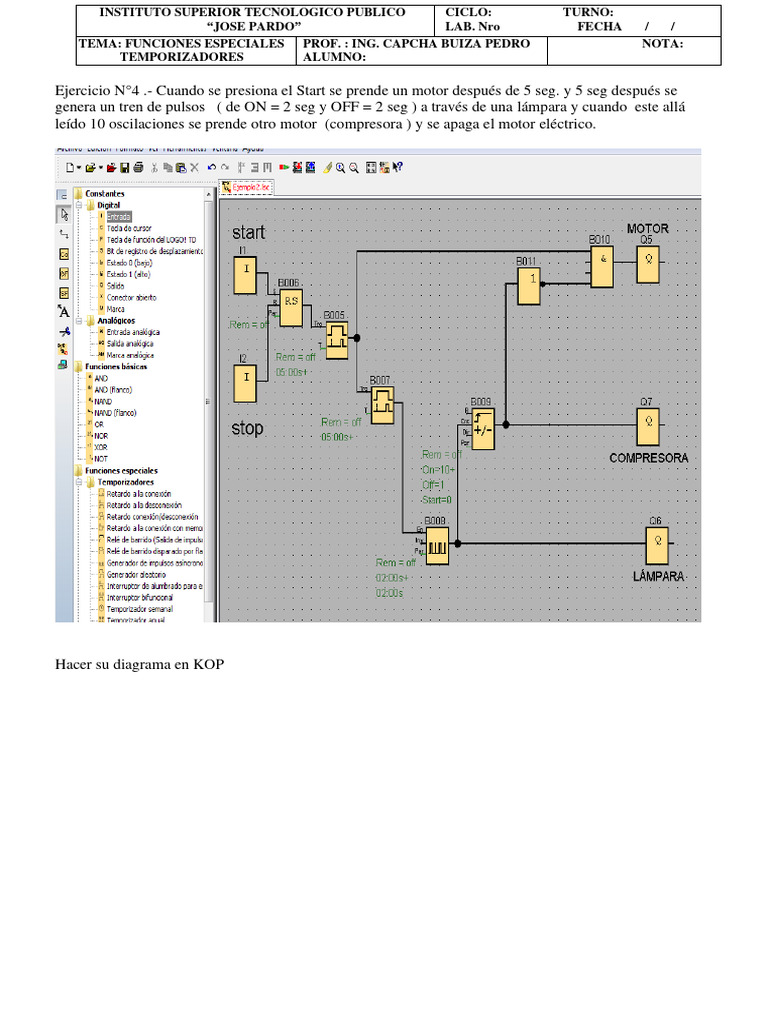 Ejercicios PLC 3I | PDF