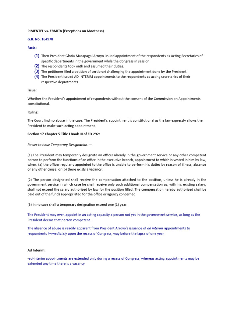 Consti 1 Case Digest | PDF | Standing (Law) | Overbreadth Doctrine