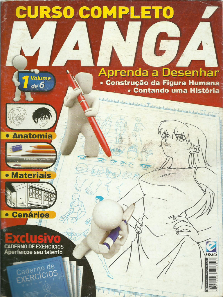 Manga Aprenda A Desenhar Vol 1 | PDF