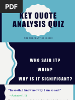 Shylock's Revenge Speech Analysis | PDF | The Merchant Of Venice | Shylock