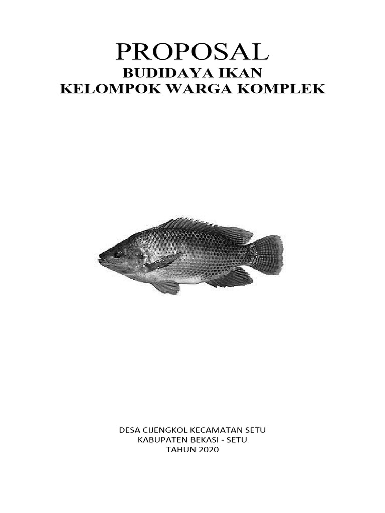 Proposal Bantuan SETU | PDF