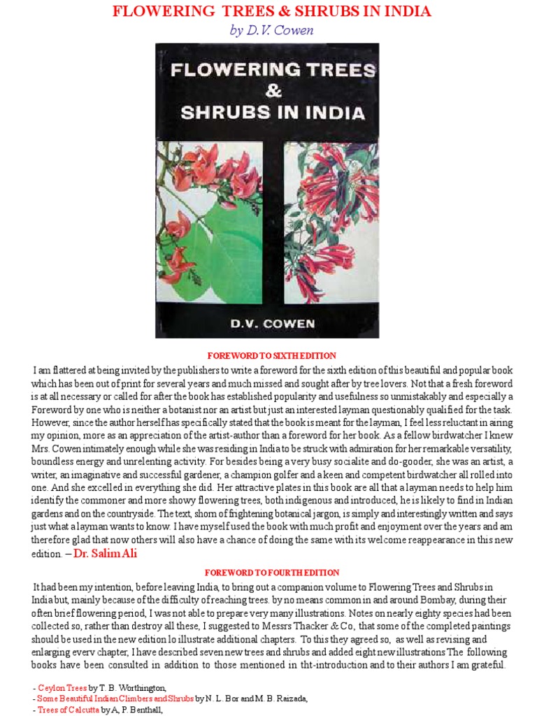 Trees Scientific Names | PDF | Trees | Flowers