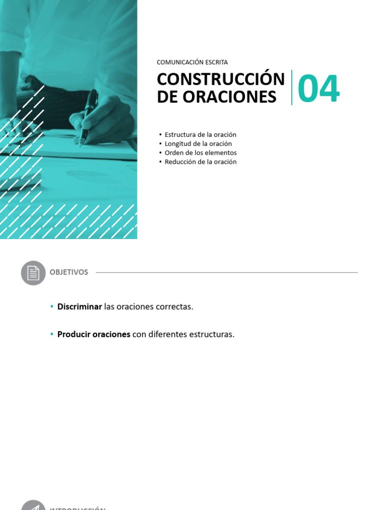 Construcción y Estructura de Oraciones | PDF | Oración (Lingüística ...