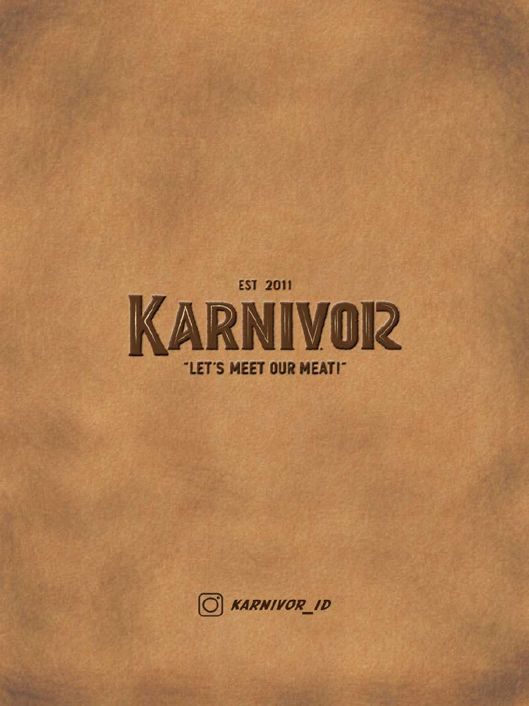 Menu Karnivor KBP Dec 2023 LR | PDF