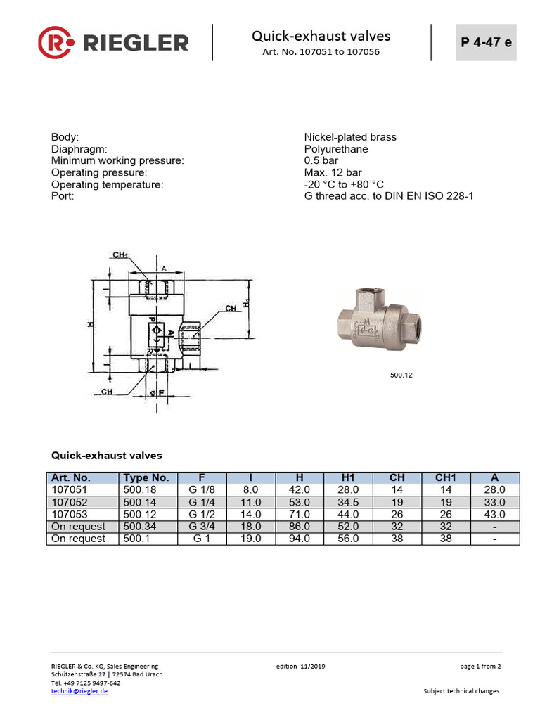 Data Sheet P - 4-47 - e | PDF | Valve | Hydraulics