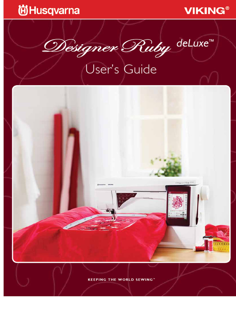 Husqvarna/Viking Ruby Deluxe Sewing Machine Instruction Manual | PDF ...