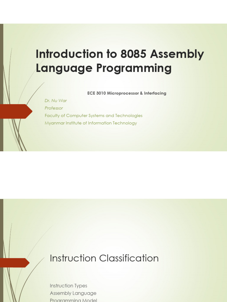 Instruction Types and AssemblerFile | PDF | Assembly Language | Computer Program