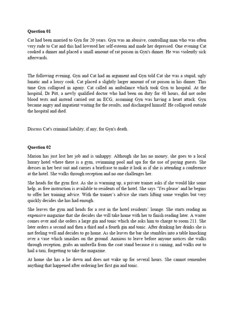 Practice QS One | PDF