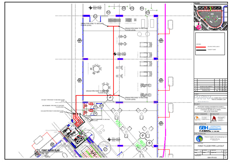 Gbh-Pr-002-First Floor Pipe Layout | Download Free PDF | Materials ...