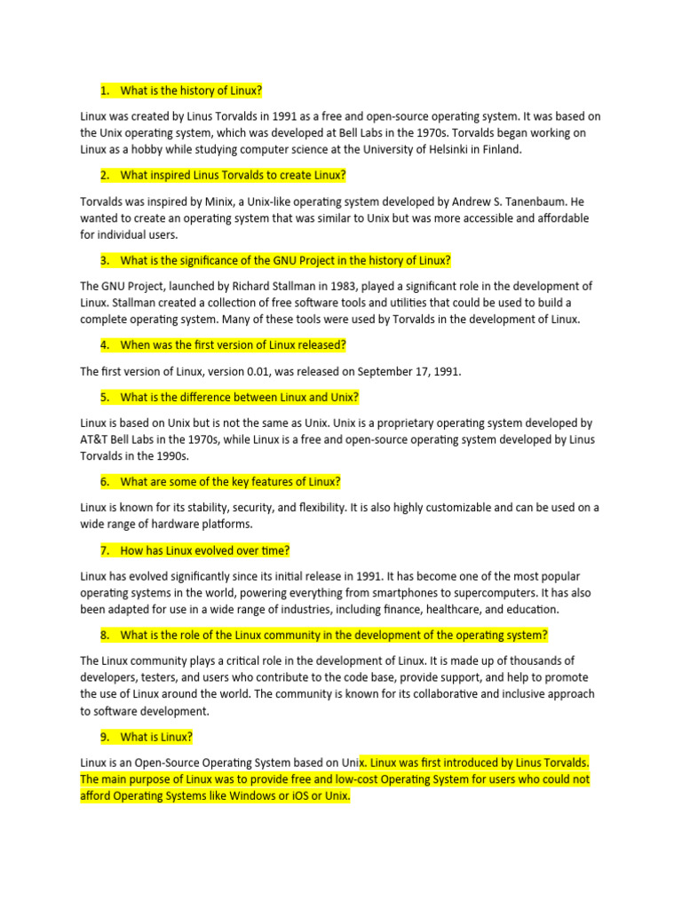Module 1 Linux History and Commands by Shakti Singh | PDF | Operating ... Module 1 Linux History and Commands by Shakti Singh | PDF | Operating ...