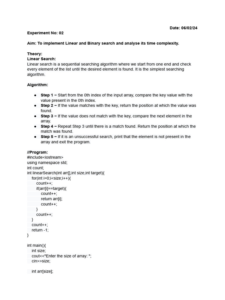 Exp 2 | PDF | Mathematical Logic | Computer Science