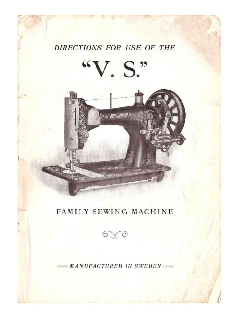 Husqvarna/Viking Vibrating Shuttle Instruction | PDF