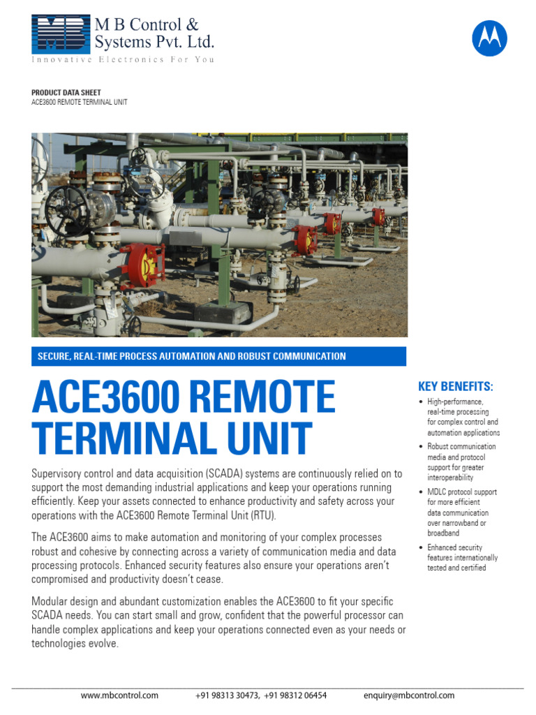MB CONTROLLER ACE3600-DataSheet | PDF | Power Supply | Alternating Current