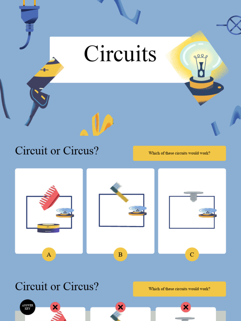 Identifying Circuit Parts, Drawing Circuits | PDF | Electrical Network ...