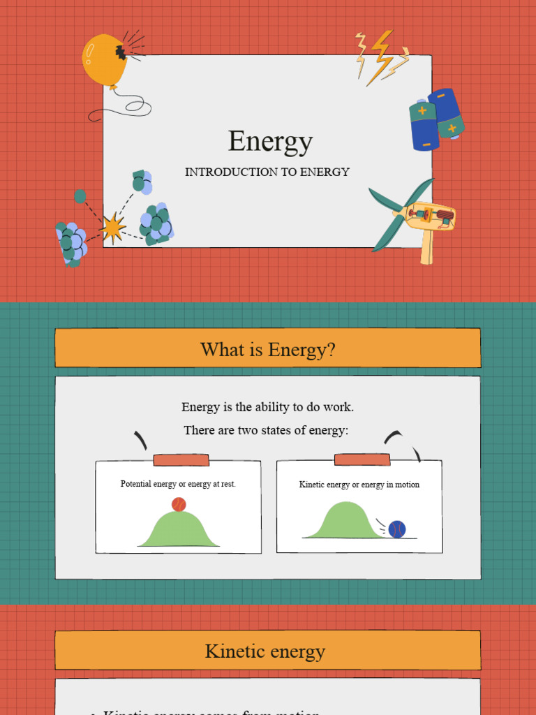 Kinetic and Potential Energy | PDF | Potential Energy | Kinetic Energy