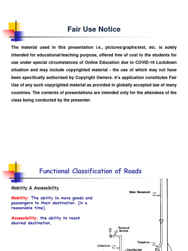 Classification Of Roads Pdf Controlled Access Highway Land Transport