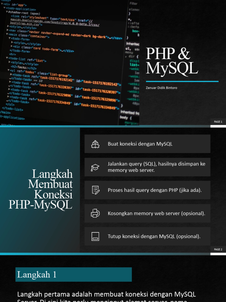 Mengenal PHP & MySQL-Zanuar Didik Bintoro | PDF | Komputer