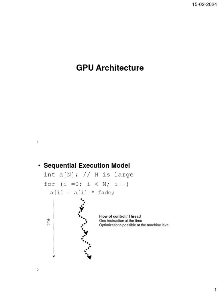 GPU Architecture | PDF | Graphics Processing Unit | Parallel Computing