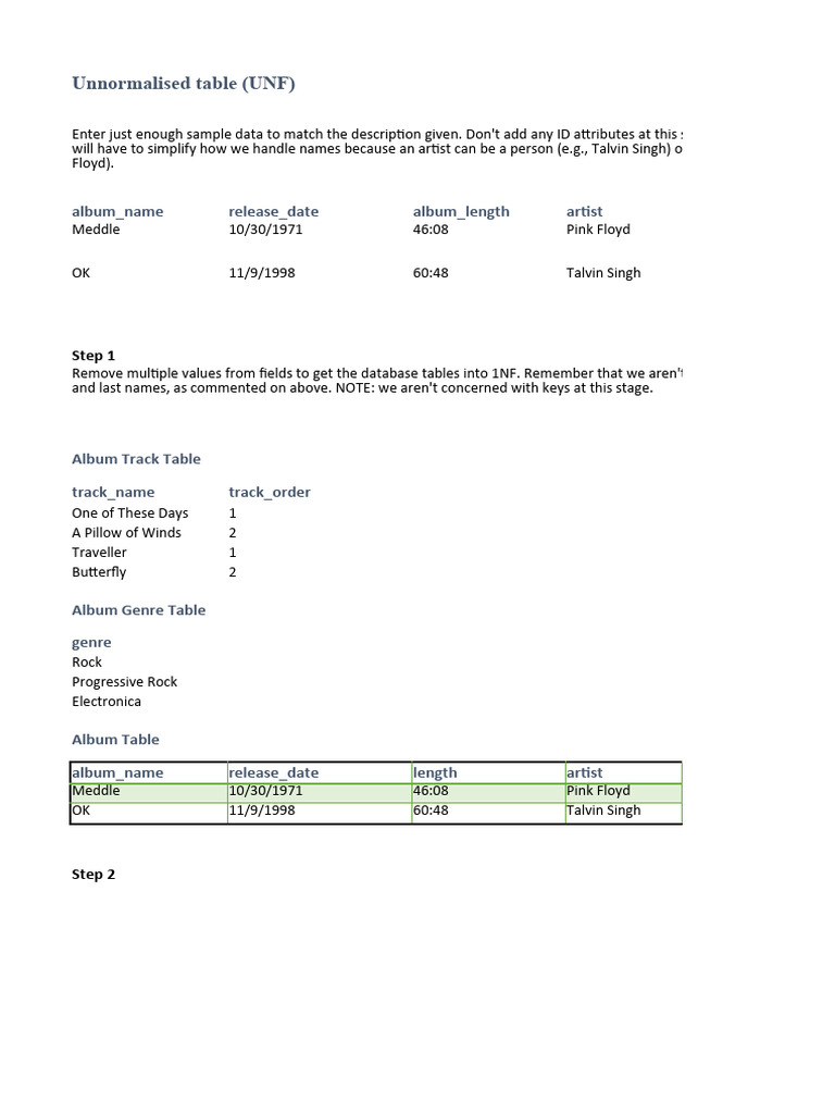 BCDE103 Keys Lab Answer | PDF | Table (Database) | Data