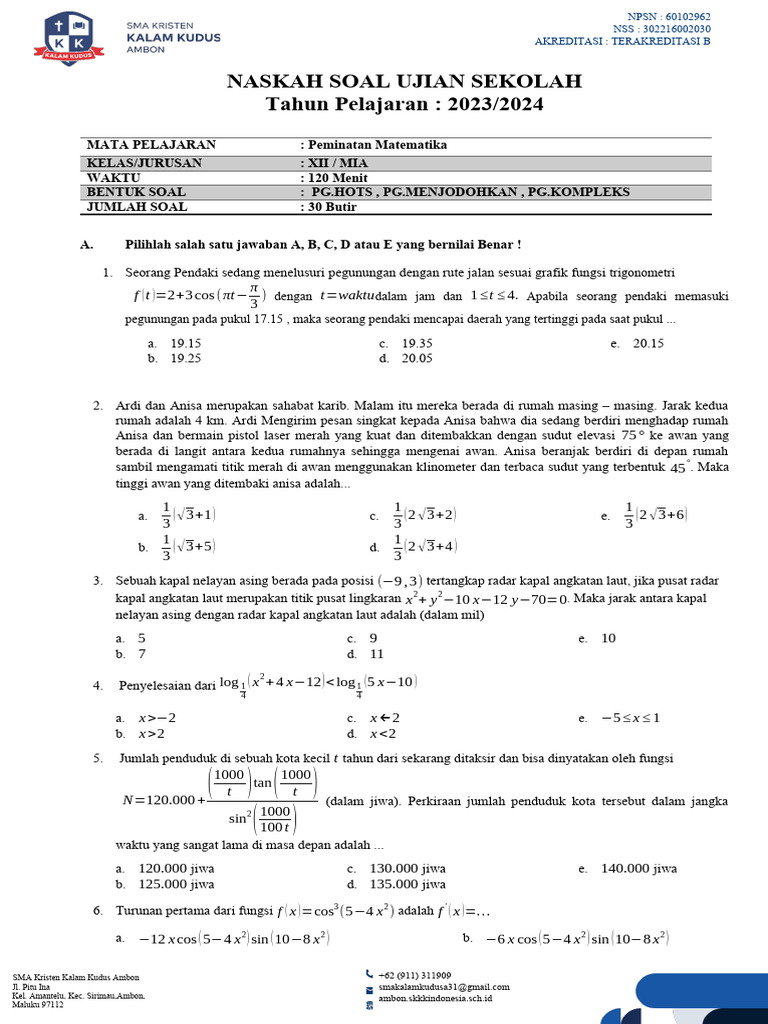 Naskah Uas 2024 | PDF