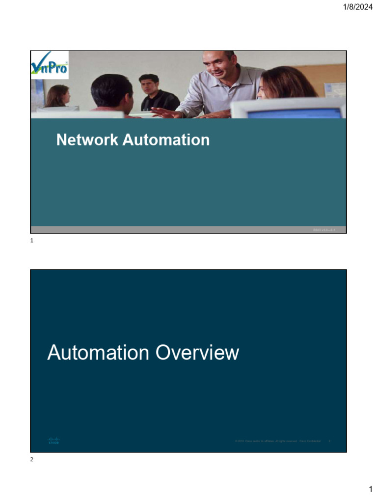 Cisco Network Automation Guide | PDF | Representational State Transfer ...