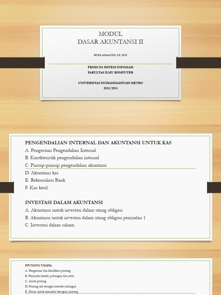 Pengendalian Internal dan Akuntansi Kas | PDF | Karier & Perkembangan | Bisnis