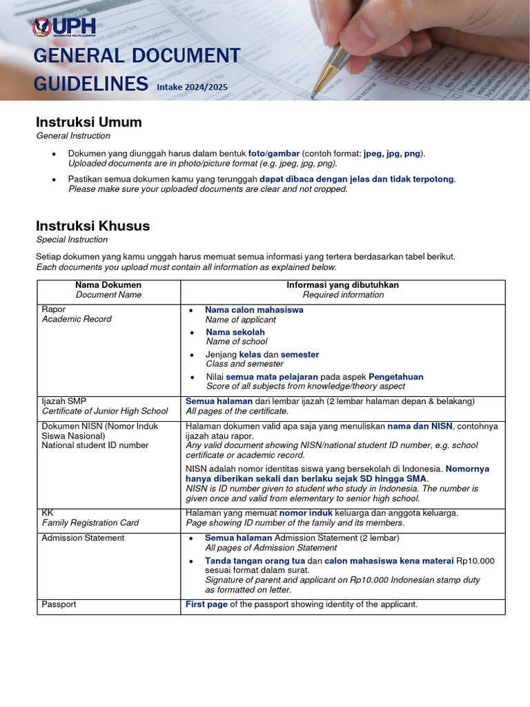 Guidelines-Upload-Document-2024-2025 | PDF